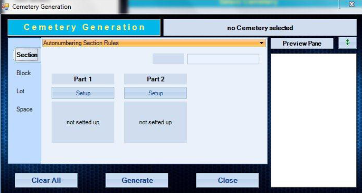 Cemetery Module (CIMS)